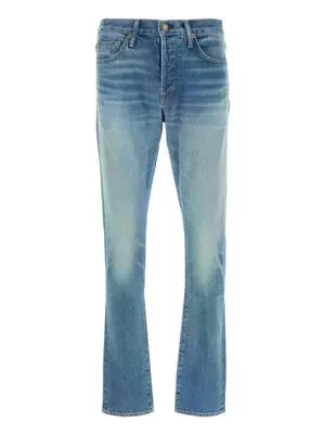 TOM FORD Logo-patch Jeans - Blue
