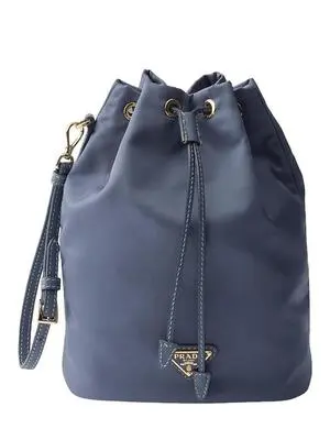 Prada Re-Nylon Pouch Blue