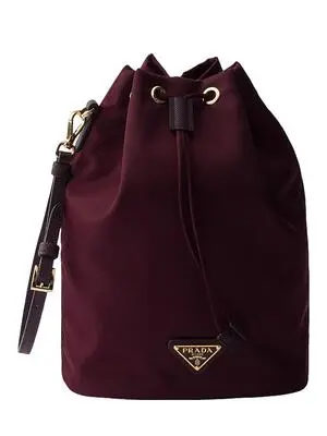 Prada Re-Nylon Pouch Burgundy