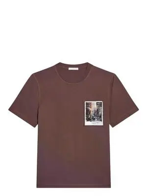 Helmut Lang Postcard T-shirt - Brown