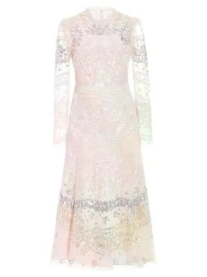 NEEDLE & THREAD Angeline Gown - Neutrals