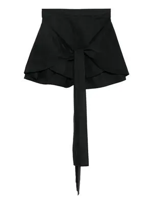 Liu Jo Draped-panel Shorts - Black