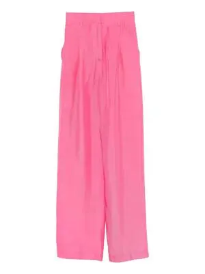 FORTE_FORTE Silk Trousers - Pink