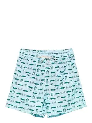 MC2 SAINT BARTH Lighting Swim Shorts - Blue
