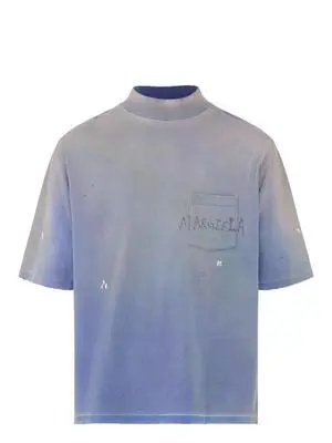 MAISON MARGIELA Logo-print T-shirt Blue