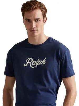 Ralph Lauren The Logo T-shirt - Dark Cobalt/white