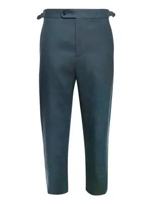 BODE Linen Trousers - Blue