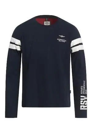 AERONAUTICA MILITARE T-shirt Size Cotton, Elastane - Navy