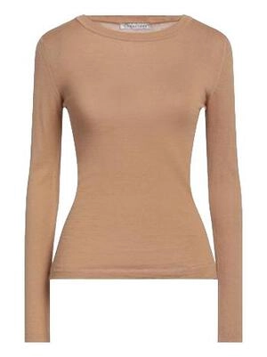 CARACTÈRE Knitted Crewneck Sweater Camel