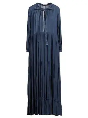 REPLAY Flared Maxi Dress - Navy