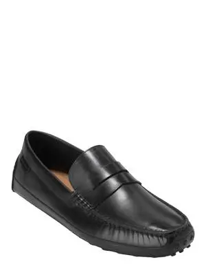 Cole Haan Davies Grand Penny Driving Loafer - Black / Black