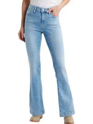 MAVI Sydney Stretch Flare Jeans - Light Blue Feather Blue