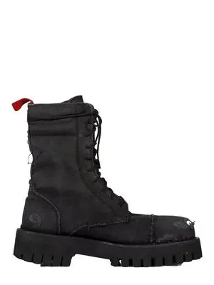 424 Distressed-effect Boots - Black