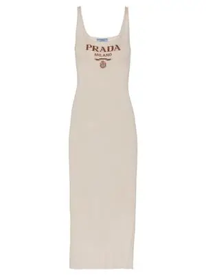 Prada Silk Dress - Neutral