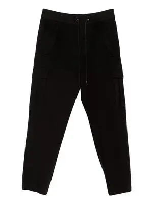JAMES PERSE Terry Cargo Trousers - Black