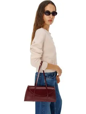 REFORMATION Elena Shoulder Bag - Red