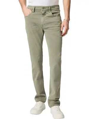 Paige Federal Transcend Slim Straight Leg Jeans - Vintage Oak Moss