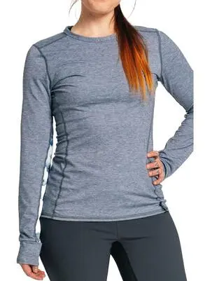 ALPINE FIT Rendezvous Ridge Long Sleeve - Misty Bering Sea Blue