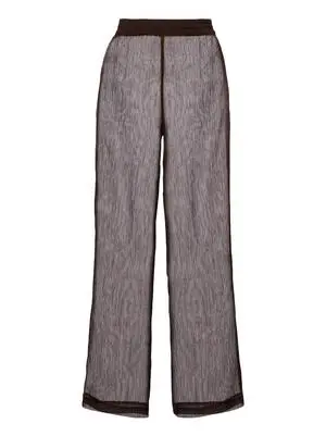 Jade Swim Mika High-rise Straight Pants - Brown