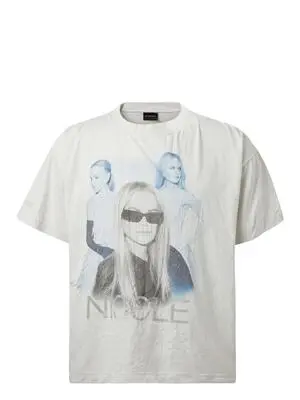 Balenciaga Nicole Cotton Jersey T-shirt - White