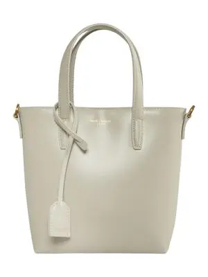 Saint Laurent Mini Shopping Tote - White