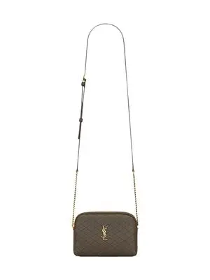 Saint Laurent Gaby Zippered Pouch - Tan