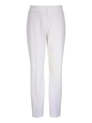 Lafayette 148 New York Pressed-crease Trousers - White