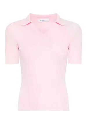 MANUEL RITZ Ribbed T-Shirt Pink