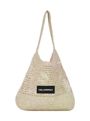 Karl Lagerfeld K/essential Beach Bag - Neutrals