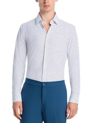 BOSS Performance Hank Slim Fit Shirt Light Pastel Blue
