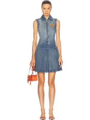 VERSACE Denim Mini Dress