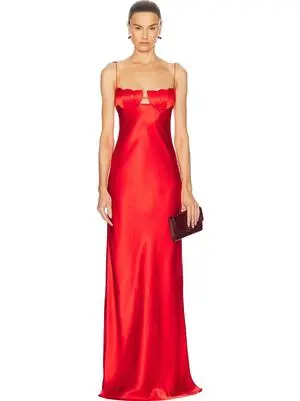 Anna October Tulip Maxi Dress - Red