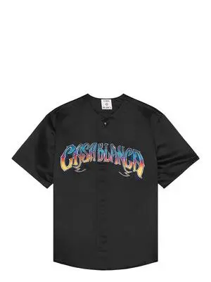 Casablanca Evening Baseball Shirt - Black