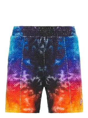Casablanca Jacquard Monogram Shorts - Tie Dye