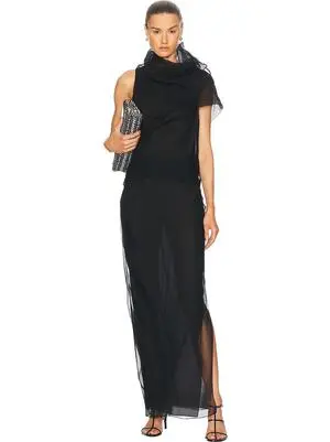 Khaite Jeanty Maxi Dress - Black