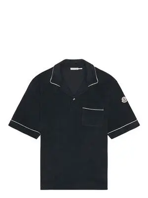 Moncler Short Sleeve Polo - Navy
