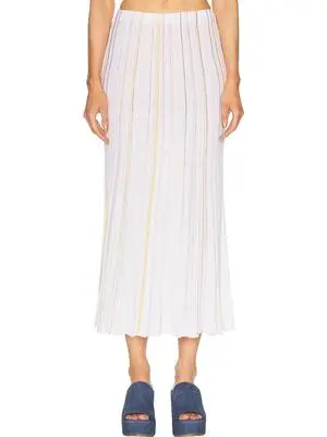 Gabriela Hearst Celeano Skirt - Ivory Multi