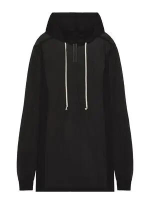 Rick Owens Mesh Hoodie - Black