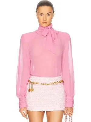 ROWEN ROSE Long Sleeve Top - Pink