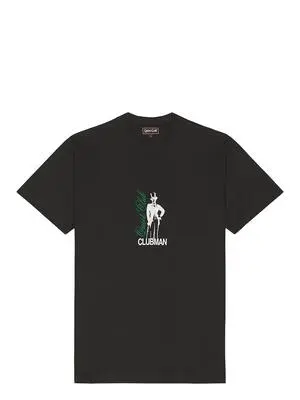 QUIET GOLF Clubman Tee - Black