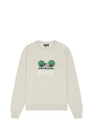 QUIET GOLF Invitational Crew Neck Sweatshirt - Ash