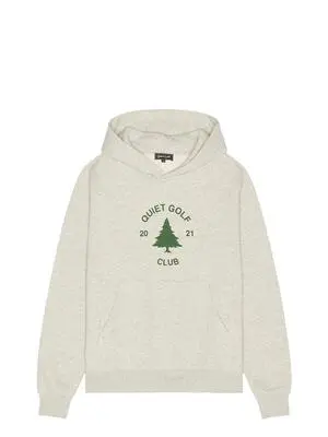 QUIET GOLF Arrowhead Hoodie - Ash
