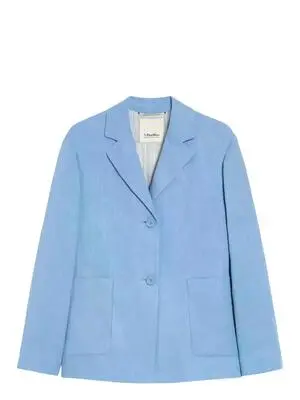 Max Mara Linen Blazer - Blue