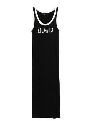 Liu Jo Logo Maxi Dress - Black