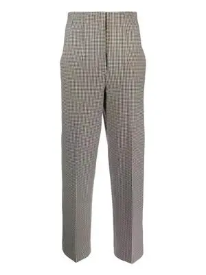 CIRCOLO 1901 Cropped Straight-leg Trousers - Neutrals