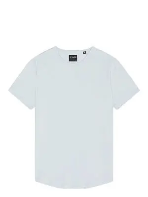CUTS Ao Curve Hem Tee In Baby Blue - Oxford Blue