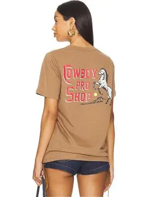 SENDERO PROVISIONS CO. Cowboy Pro Shop Tee - Brown