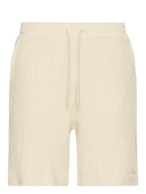 LES DEUX Otto Waffle Jersey Shorts - Ivory