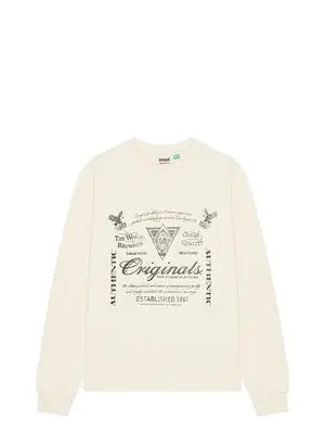 GUESS ORIGINALS Lightweight Crewneck Sweatshirt - Sandy Shore