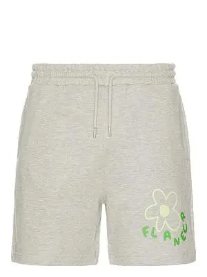 FLANEUR Blossom Shorts - Heather Grey
